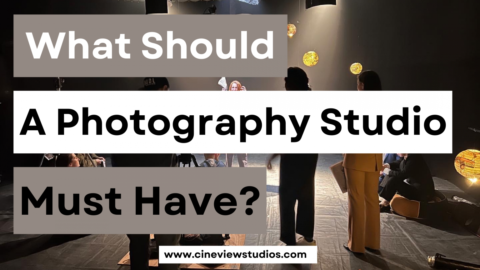 Professional Photography Studio - Cineview studio London UK
